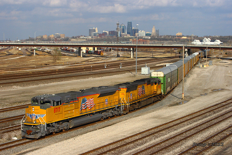 Westbound UP Auto Train